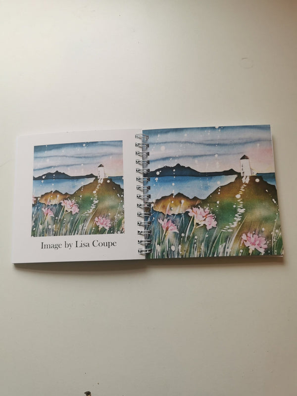 5inch square notebook - Paper Cover – artcoasterprinting