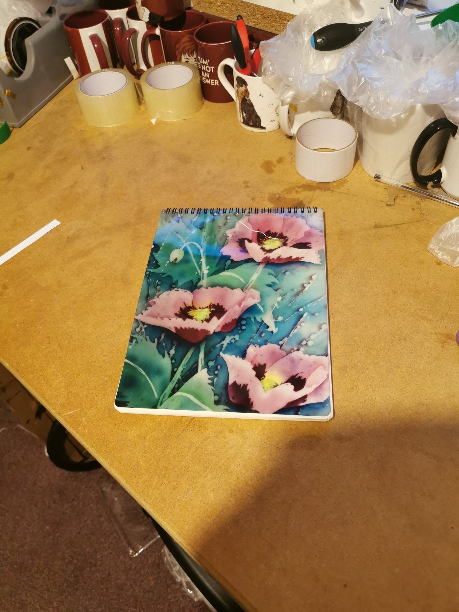 A4 Sketchpad with printed cover – artcoasterprinting