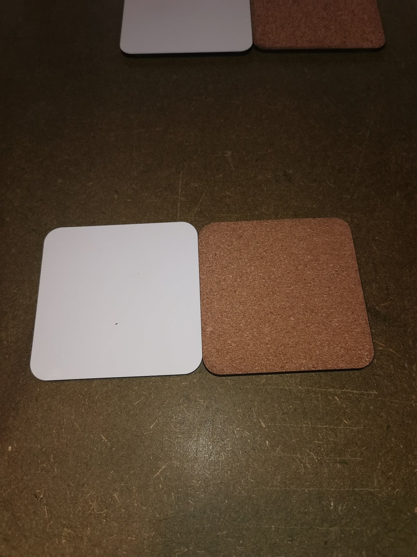Cork backed coasters – artcoasterprinting