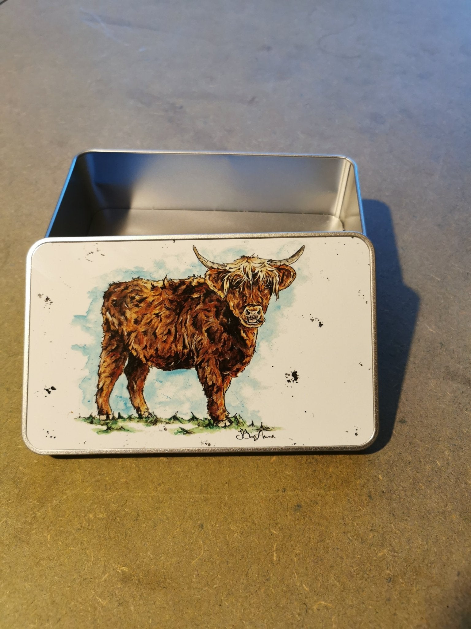 Rectangle Metal Tin (Silver) Great for Artwork – artcoasterprinting