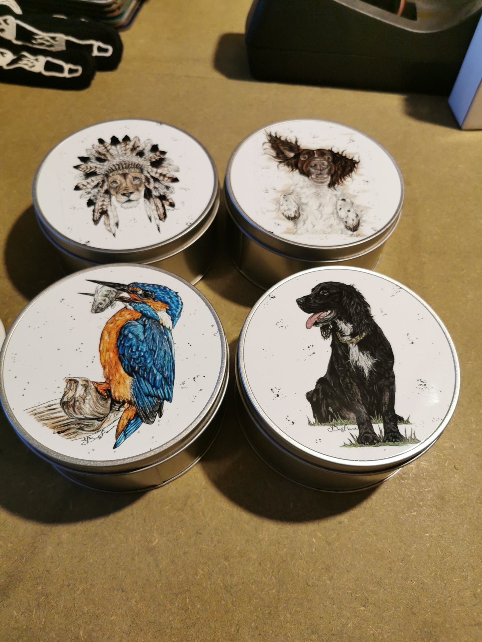 Round Metal Tin for your Artwork – artcoasterprinting